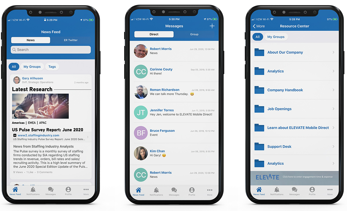 Branded Mobile Program Communications – Elevate SAAS